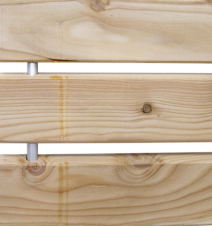 180 x 180 cm Nordstrand Design Rhombus Zaun aus europäischer Lärche ...