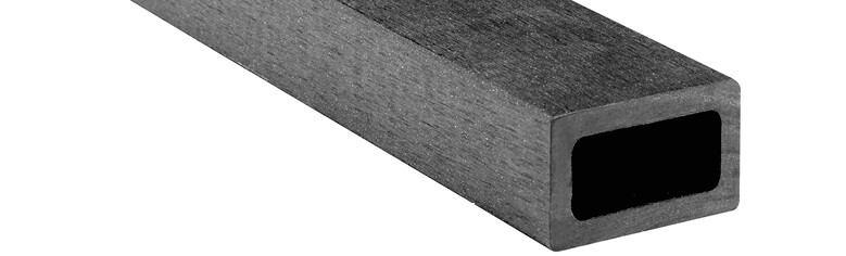 42 x 70 x 3950 mm VIVADECK WPC Unterkonstruktion, Hohlkammerbalken, s ...