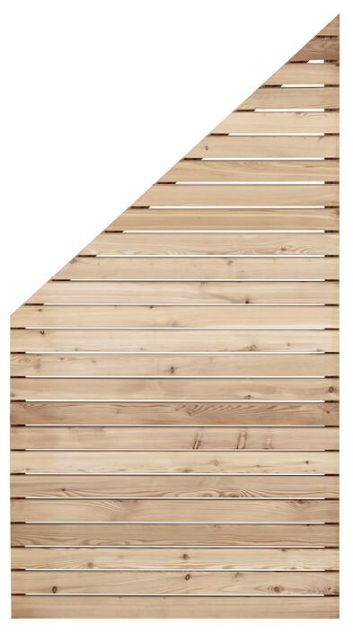 90 x 180 / 90 cm Rhombus Sichtschutz Abschluß-Zaun LINKS aus europäis ...