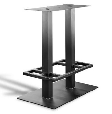 140 x 585 x 1050 mm (lxbxh) Holzplatz Gastro Stehtisch Gestell Set in ...