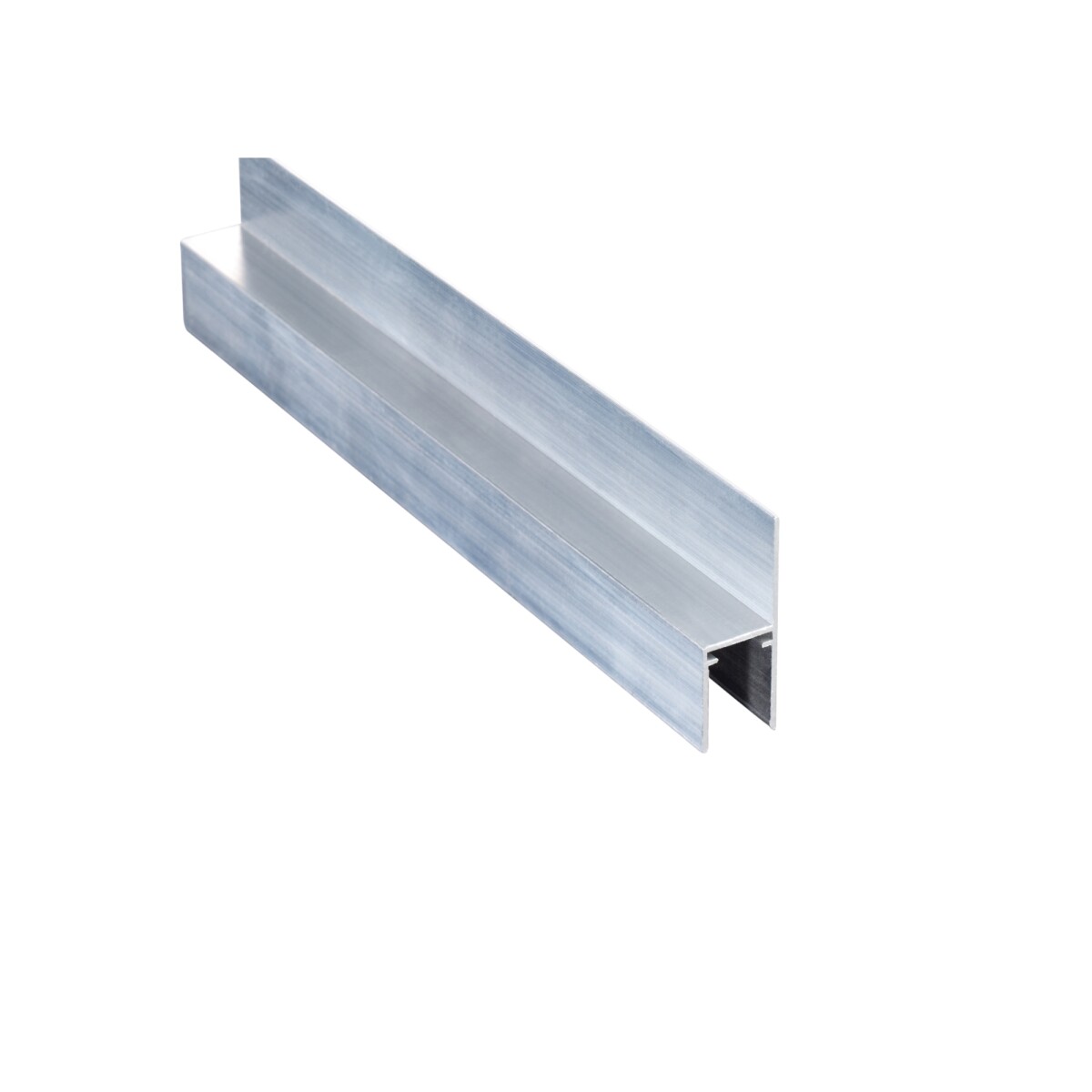 NOVAKLICK U-Profil mit oberer Lasche, 6000 mm, Alu, preßblank, 16mm ...